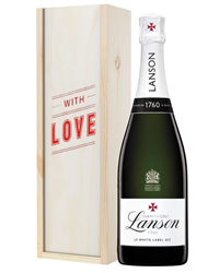 Lanson White Label Champagne Fathers Day Gift - Next Day Delivery UK