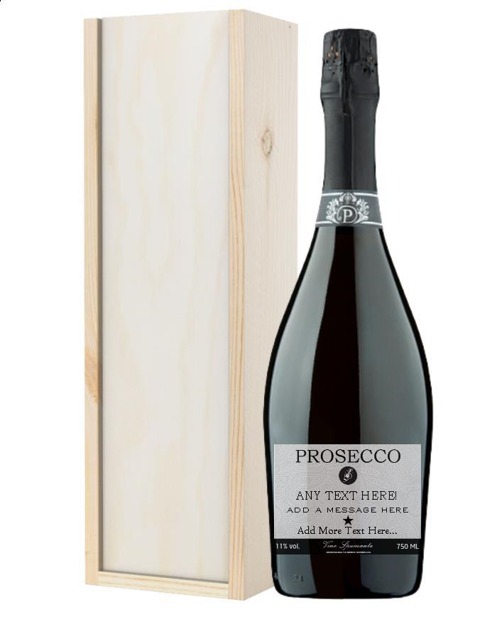 Personalised Prosecco Gift - Next Day Delivery UK