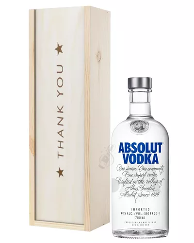 Absolut Vodka Thank You Gift - Next Day Delivery UK
