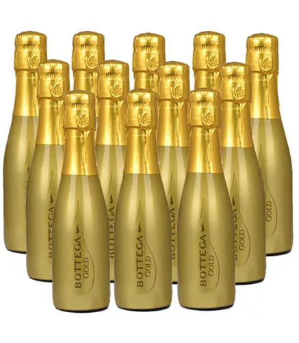 Bottega Gold Prosecco Mini Quarter Case - Next Day Delivery UK