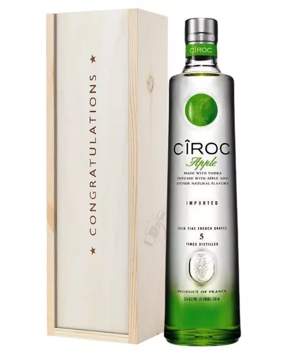 Ciroc Apple Vodka Congratulations Gift - Next Day Delivery UK
