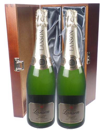 🥂 Lanson Champagne Gold Label Twin Luxury Gift