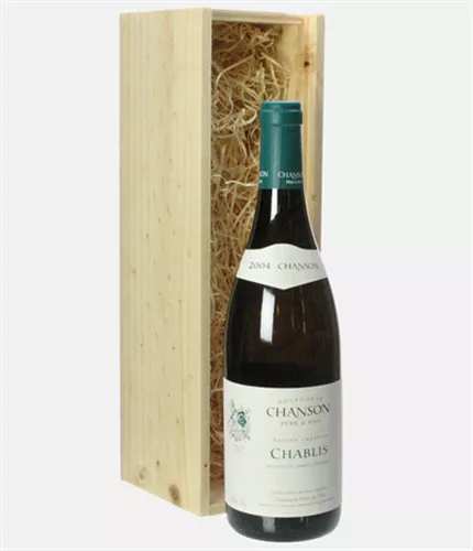 Maison Chanson Chablis White Wine Gift in Wooden Box