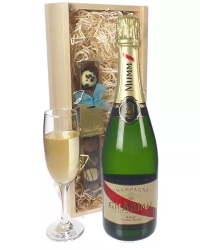 Mumm Champagne and Chocolates Gift Set - Next Day Delivery UK