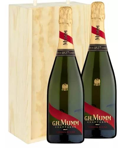 Mumm Two Bottle Champagne Gift - Next Day Delivery UK