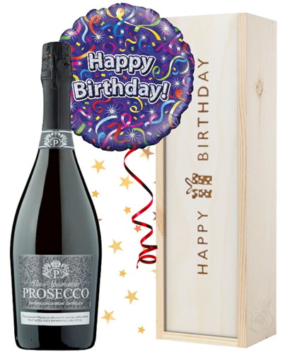 Birthday Gift - Prosecco and Balloon - ( UK Delivery )