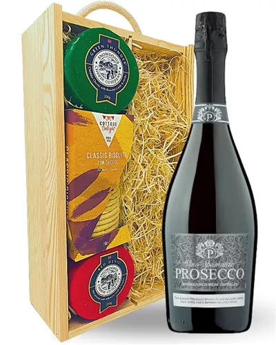 Prosecco and Cheese Hamper - Next Day Delivery UK