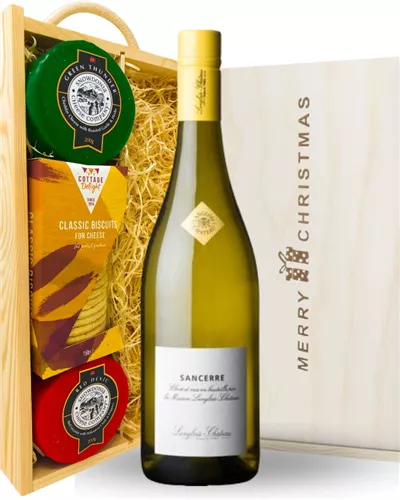 Sancerre Wine and Cheese Christmas Hamper - Next Day Delivery UK